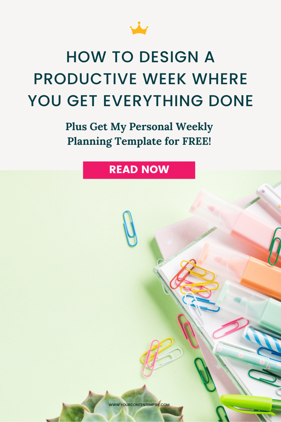 How To Design a Productive Week | Your Content Empire