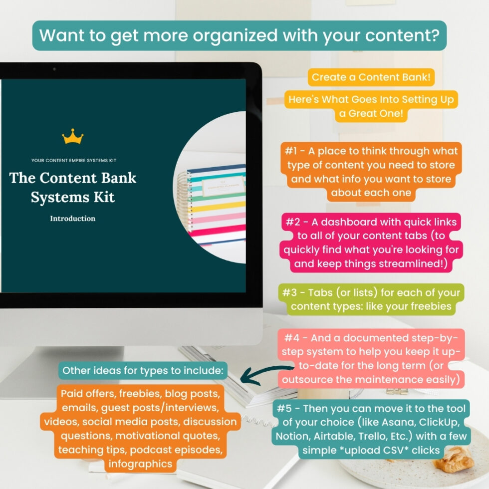 Content Bank: Create a Content Inventory - Your Content Empire