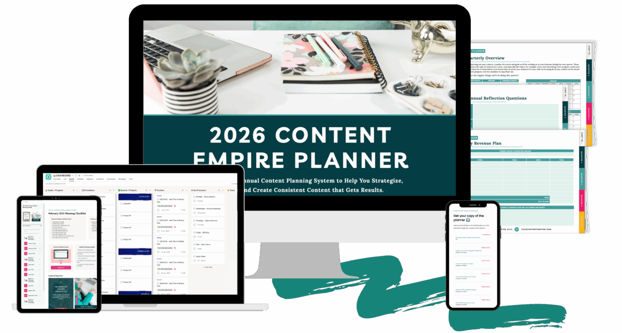 Content Empire Planner - Your Content Empire